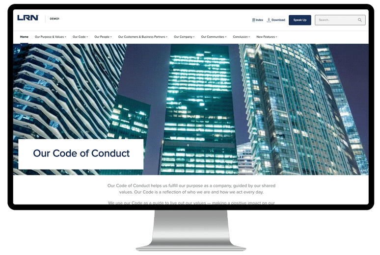 Ethics & Compliance Programme Solutions | LRN