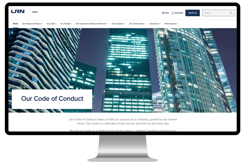 Ethics & Compliance Programme Solutions | LRN