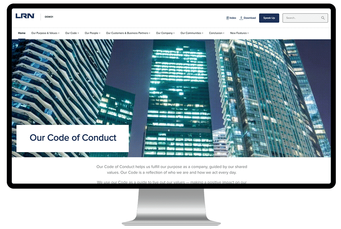 Ethics & Compliance Program Solutions | LRN